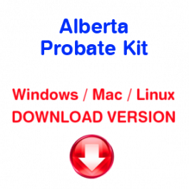 Alberta Probate Kit (download version)